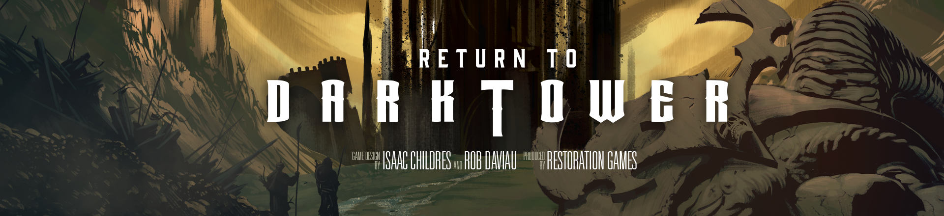80s cardboard/electronic mashup, Dark Tower, being brought back to life ...